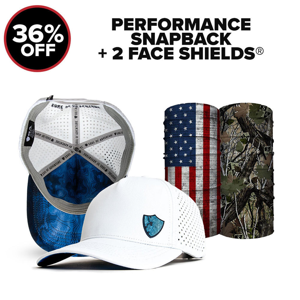 PERFORMANCE SNAPBACK + 2 FACE SHIELDS® – Alpha Defense Gear